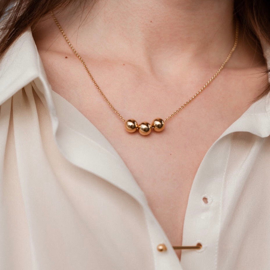 Gold Krystle ball necklace – Bling Zoo